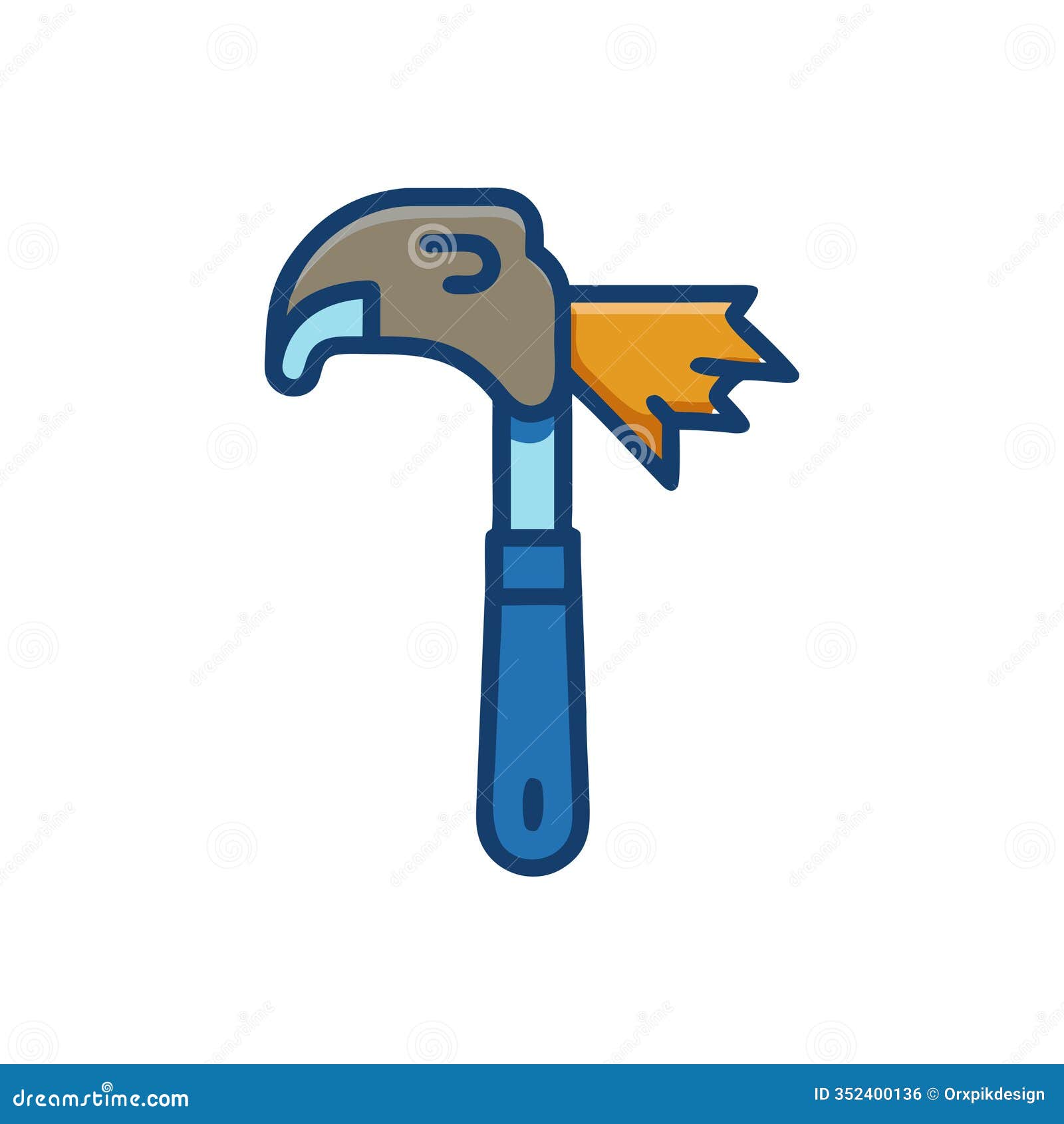 Versatile Hawk Tool for Tiling Projects Stock Illustration ...
