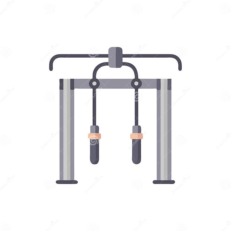 Versatile Home Gym Cable Machine Icon Stock Illustration - Illustration ...