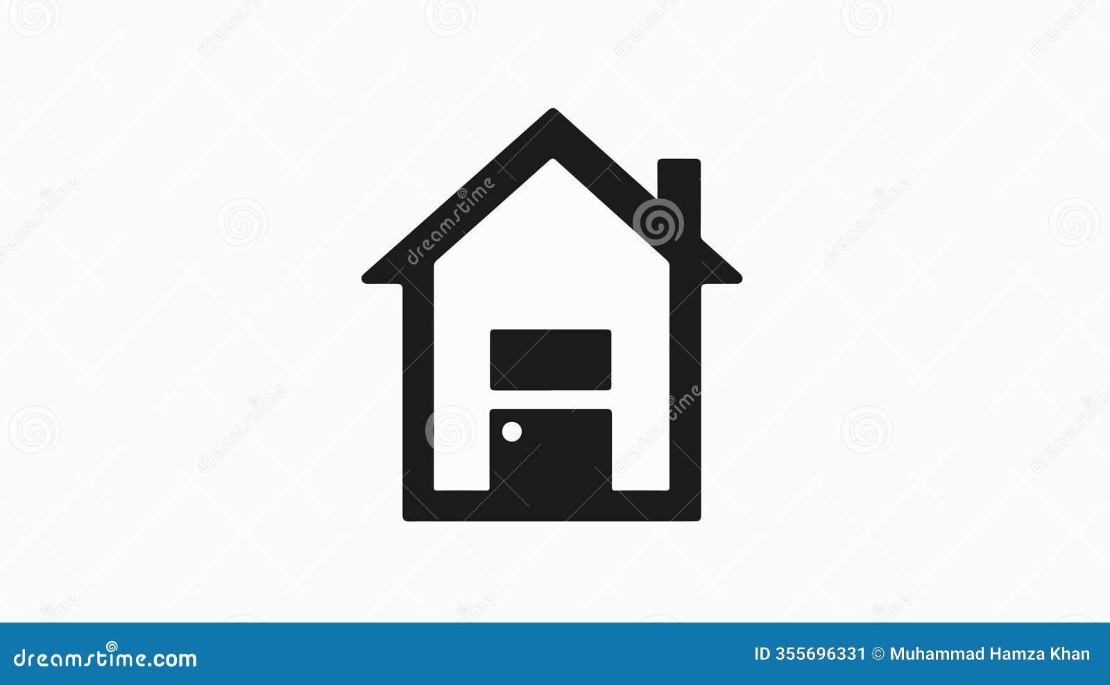 Modern Home Icon for Web and UI Design with Basic Elements Stock ...