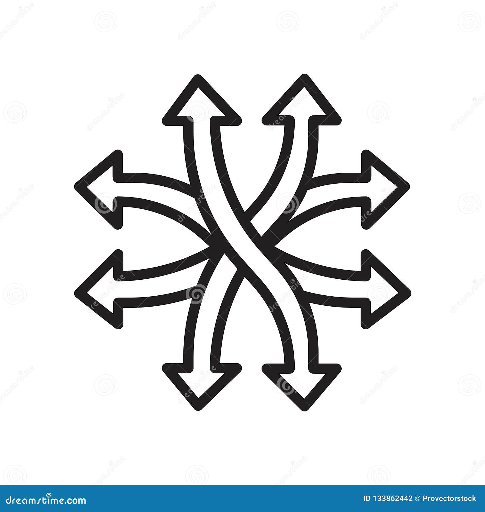 Versatile Icon Isolated on White Background Stock Vector - Illustration ...