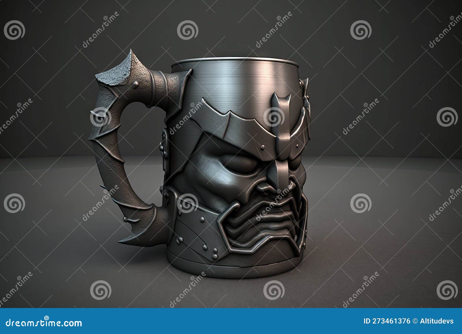 Versatile Iron Mug, Used for Both Hot and Cold Drinks Stock ...