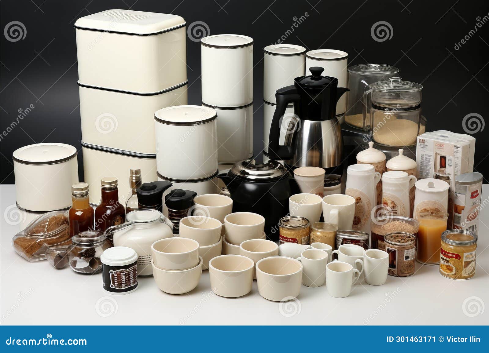 Versatile Kitchen Storage Solutions. Assorted Jars and Containers for ...