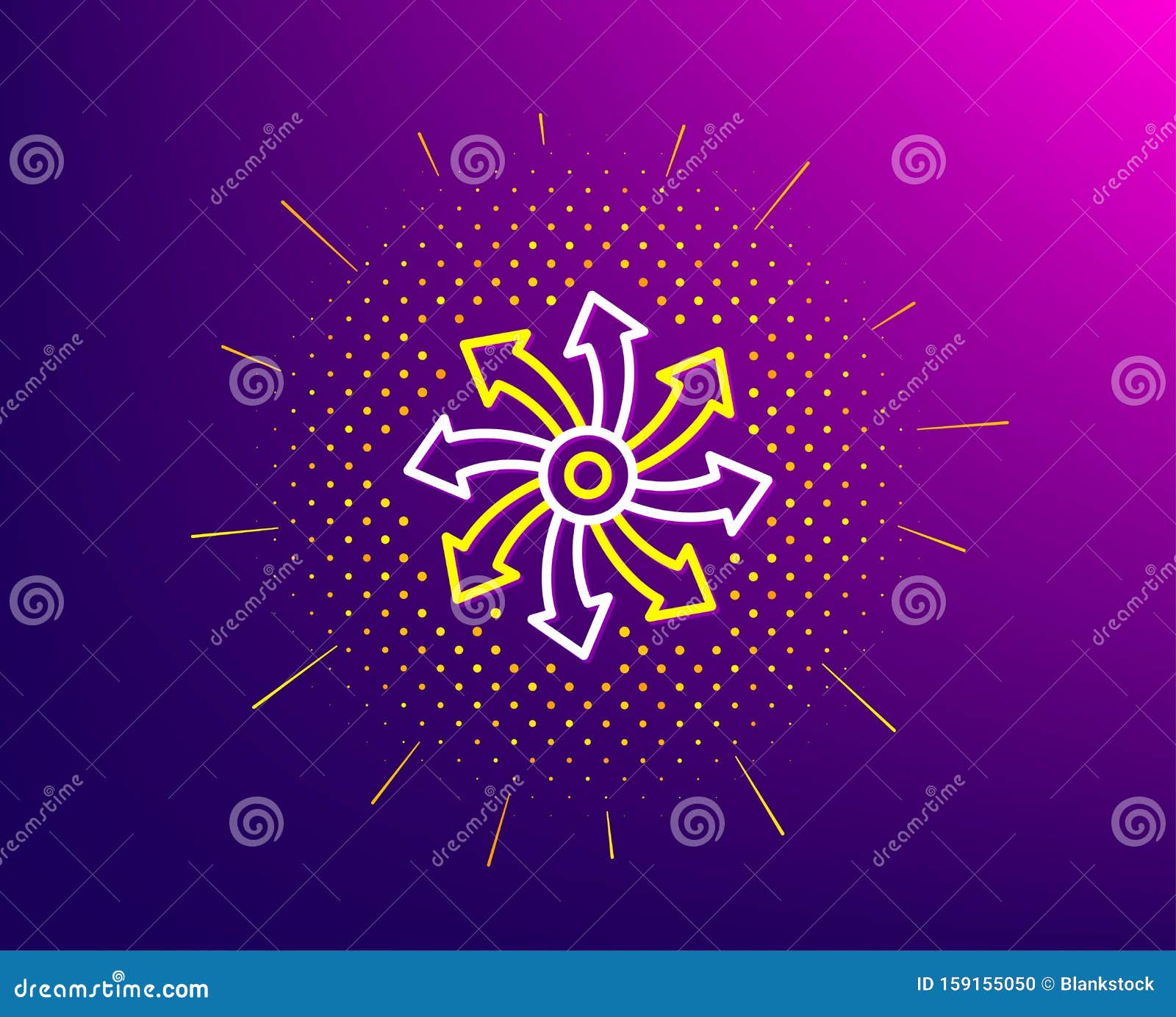 Versatile Line Icon. Multifunction Sign. Vector Stock Vector ...