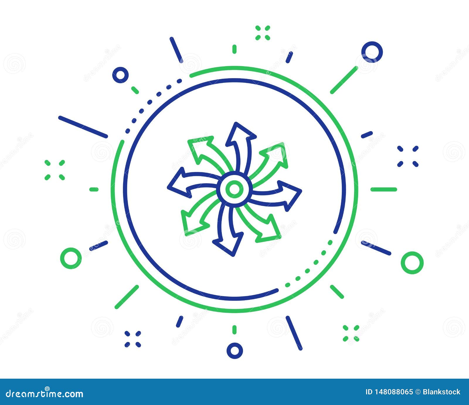 Versatile Line Icon. Multifunction Sign. Vector Stock Vector ...