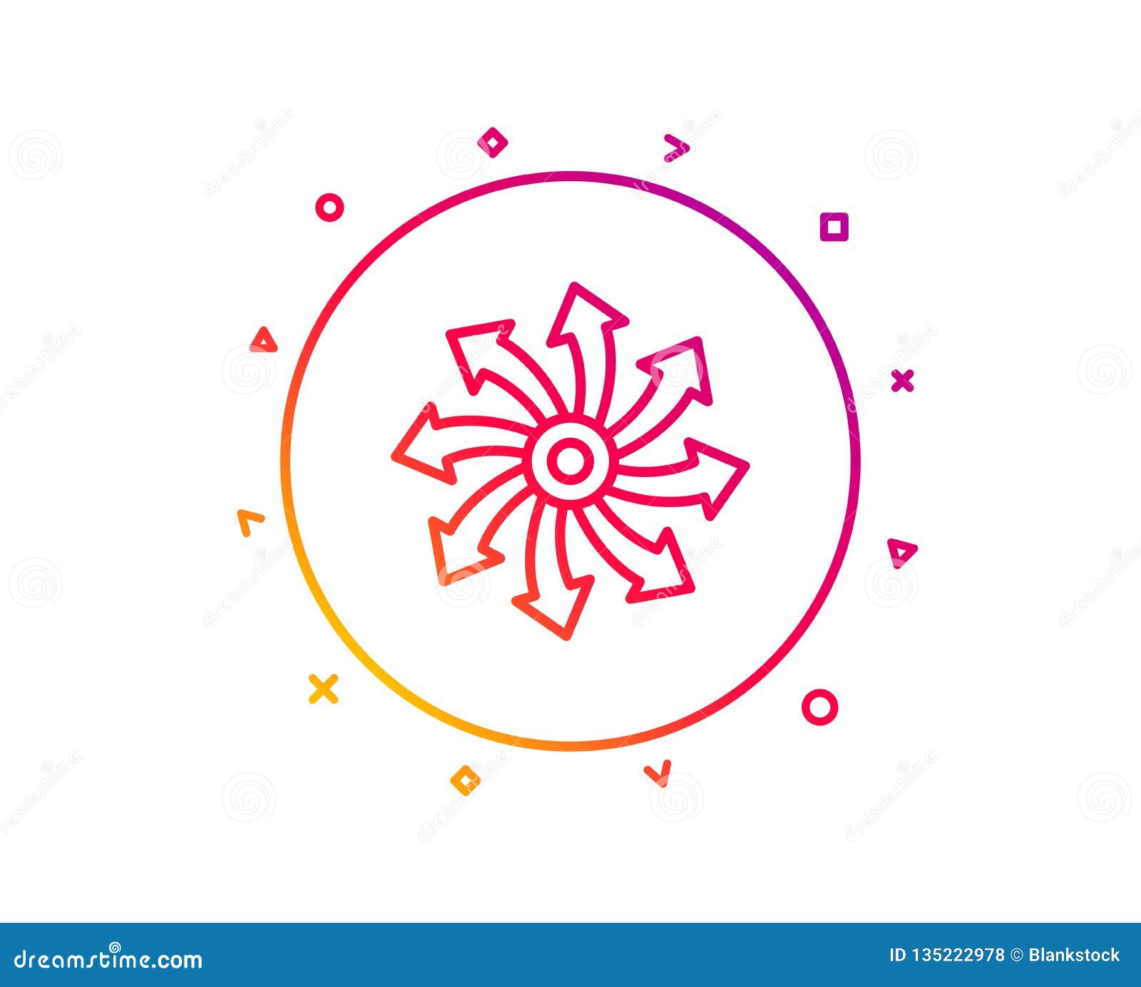 Versatile Line Icon. Multifunction Sign. Vector Stock Vector ...