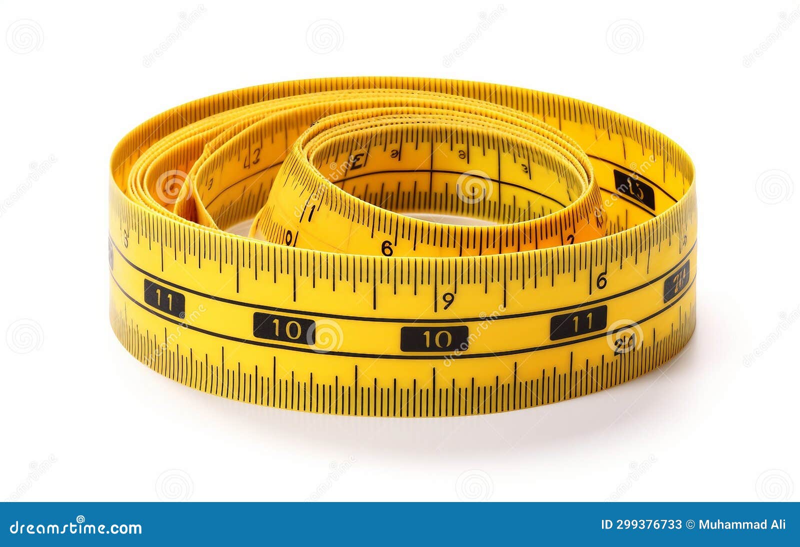 Versatile Measuring Tool on White Background Stock Illustration ...