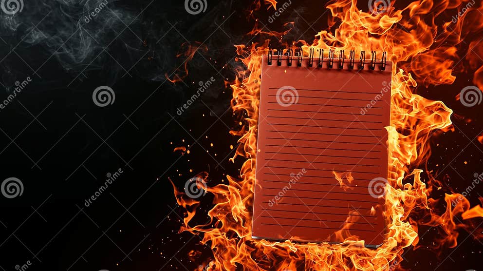 Versatile Notepad Office Supply Horizontal Illustration. Stock ...