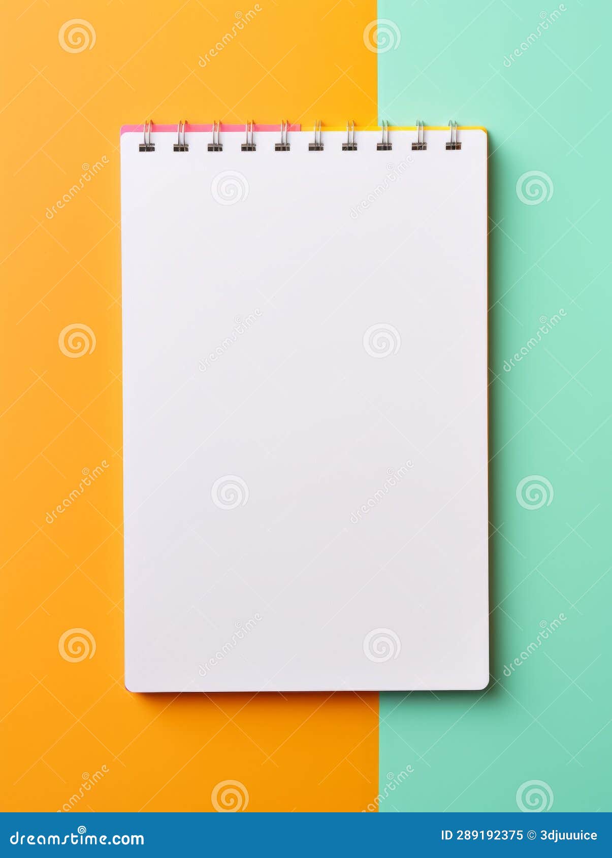 Versatile Notepad Office Supply Vertical Illustration. Stock ...