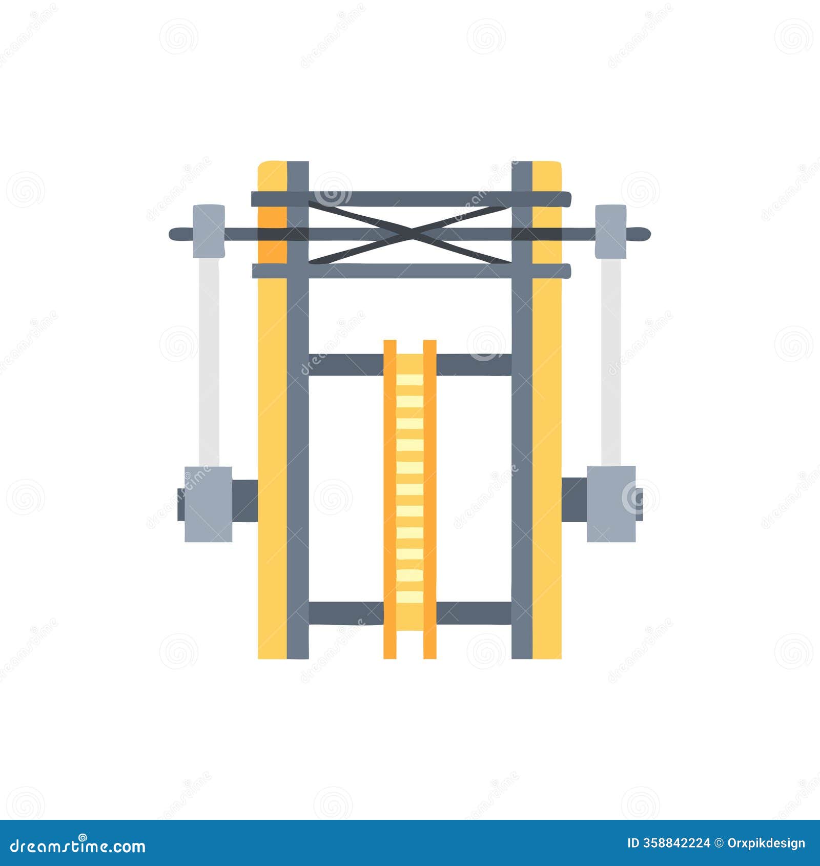 MMA Training Cage Octagon Sign. Vector Illustration | CartoonDealer.com ...