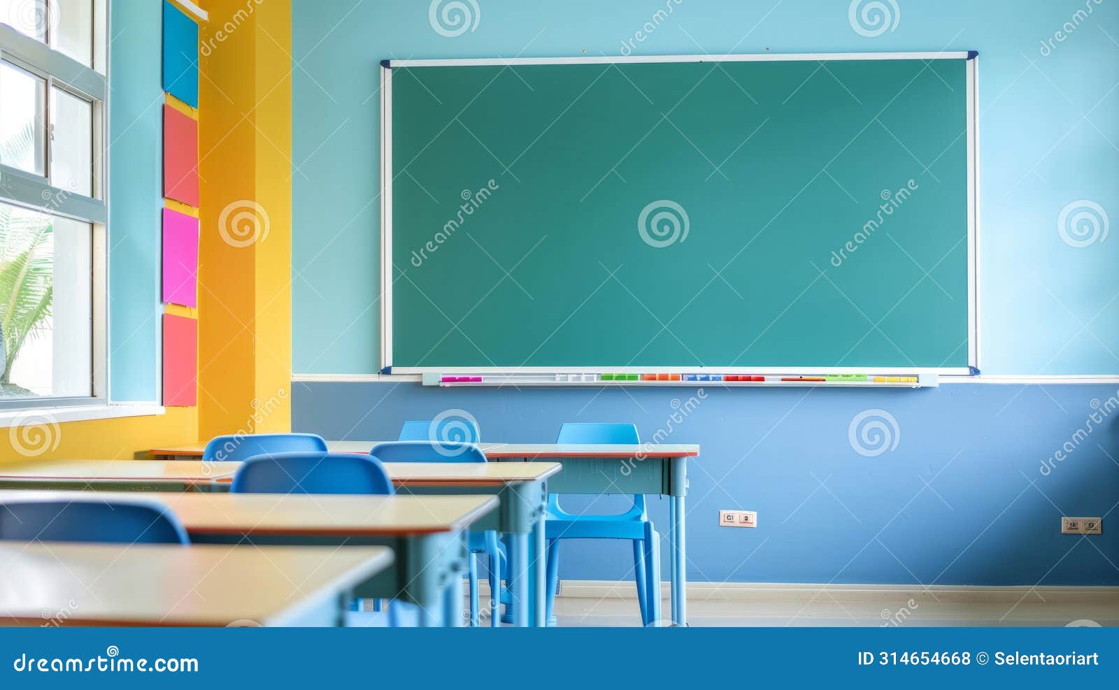 Versatile Presentation Boards for Classrooms Stock Illustration ...