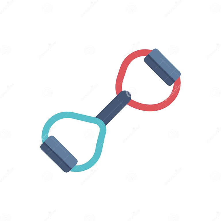 Versatile Resistance Band Icon Stock Illustration - Illustration of ...