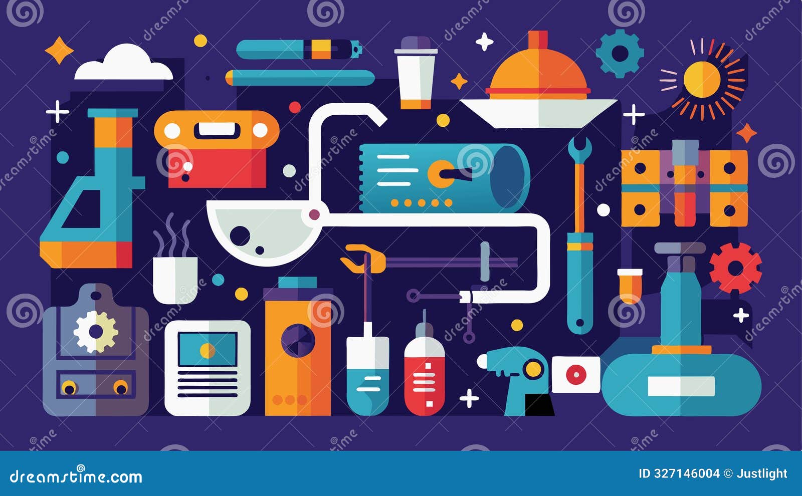Range Or Levels Breakout Vector Candlestick Chart Colored Seamless ...