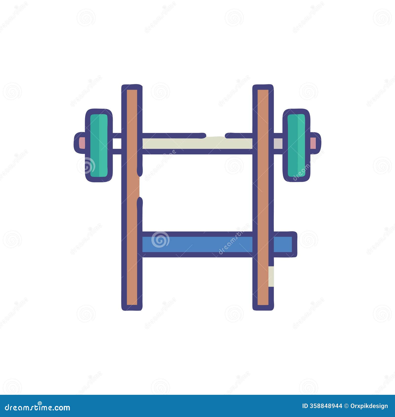 Versatile Squat Rack Icon Royalty-Free Stock Photography ...