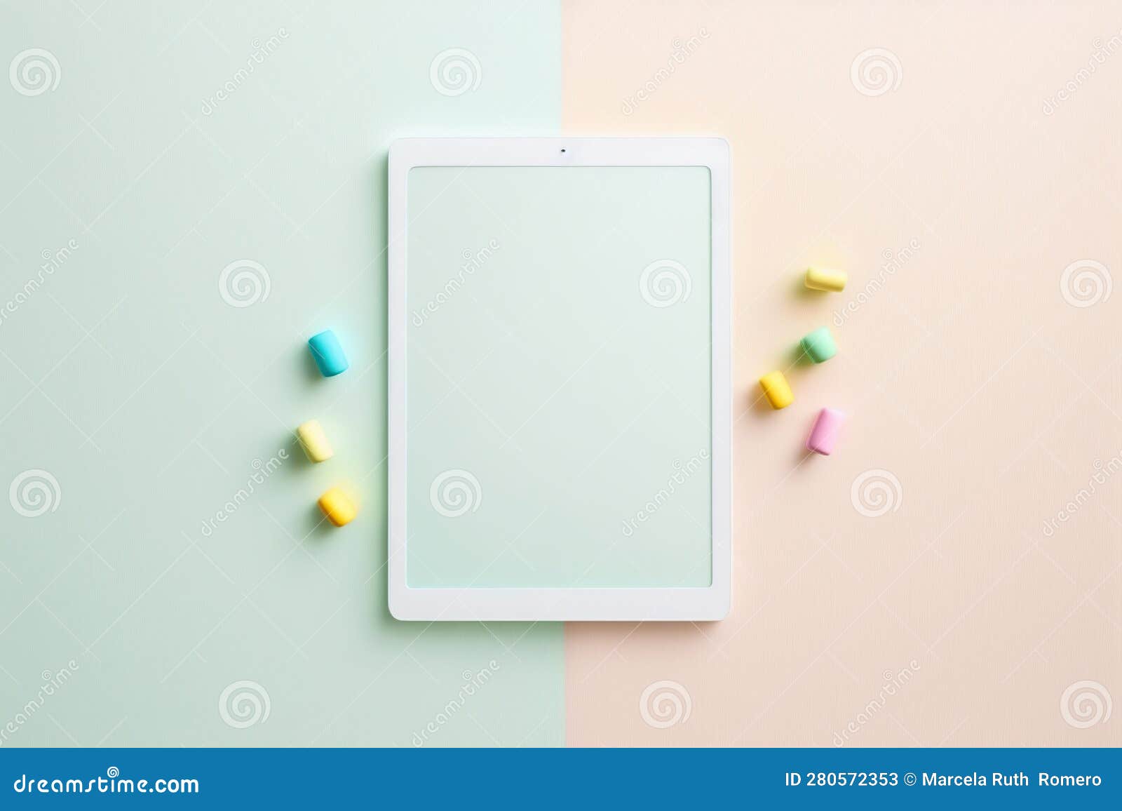 Versatile Tablet Mockup for Your Creative Projects. Generative AI ...