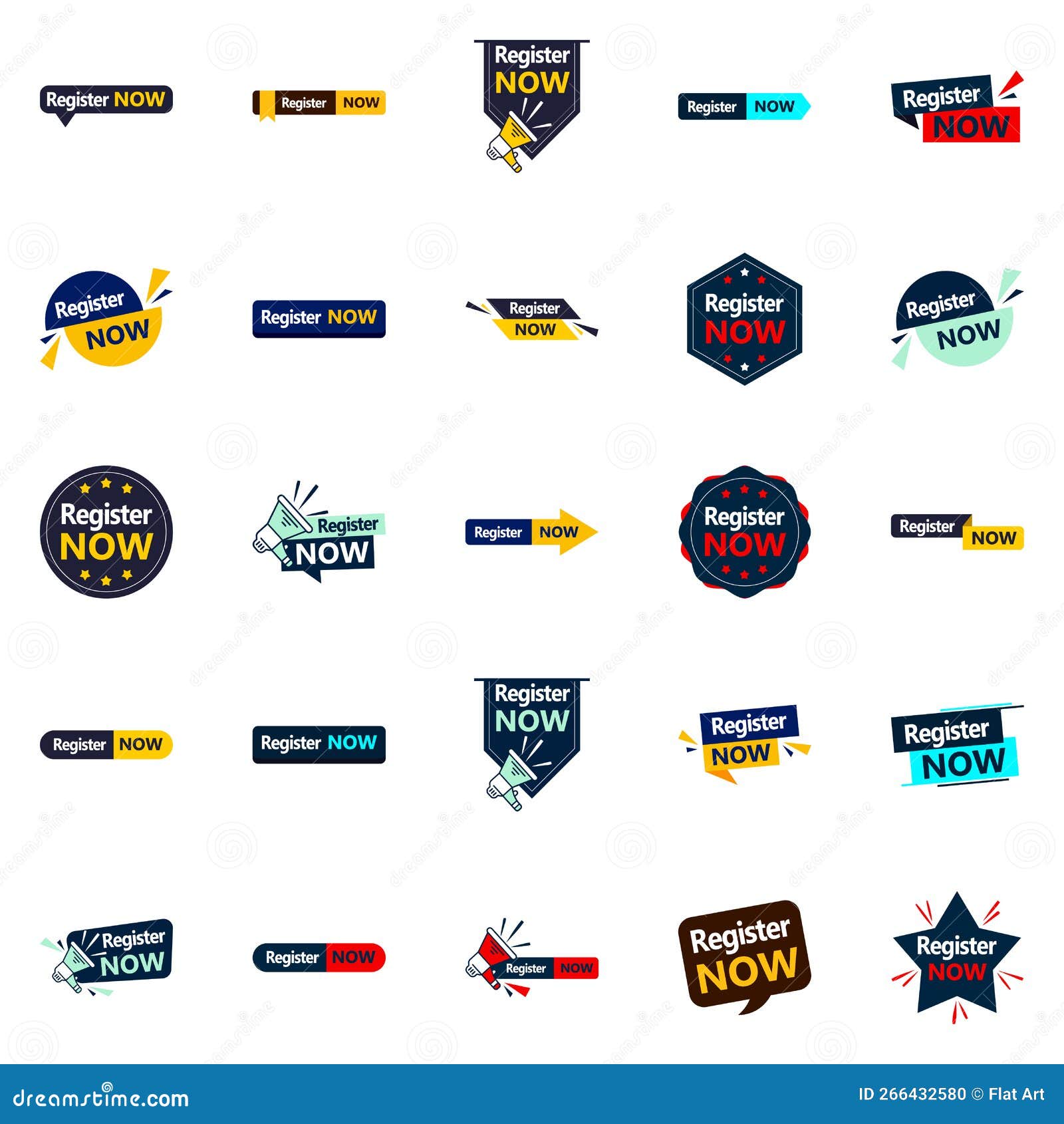 25 Versatile Typographic Banners for Promoting Registration Across ...