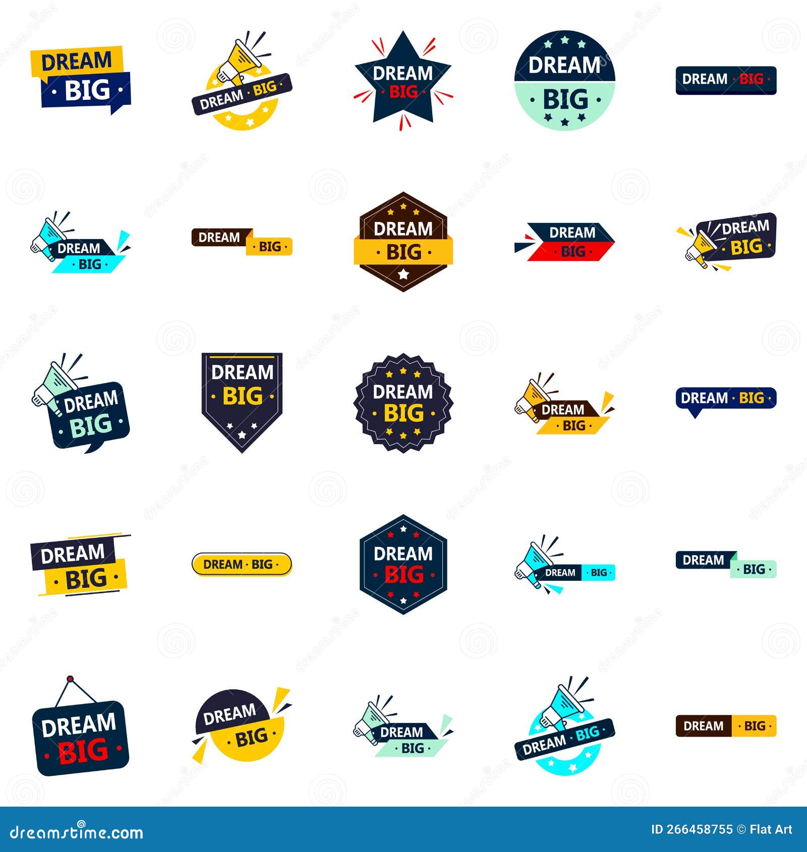 25 Versatile Vector Designs for Dreaming Big and Making it Happen Dream ...