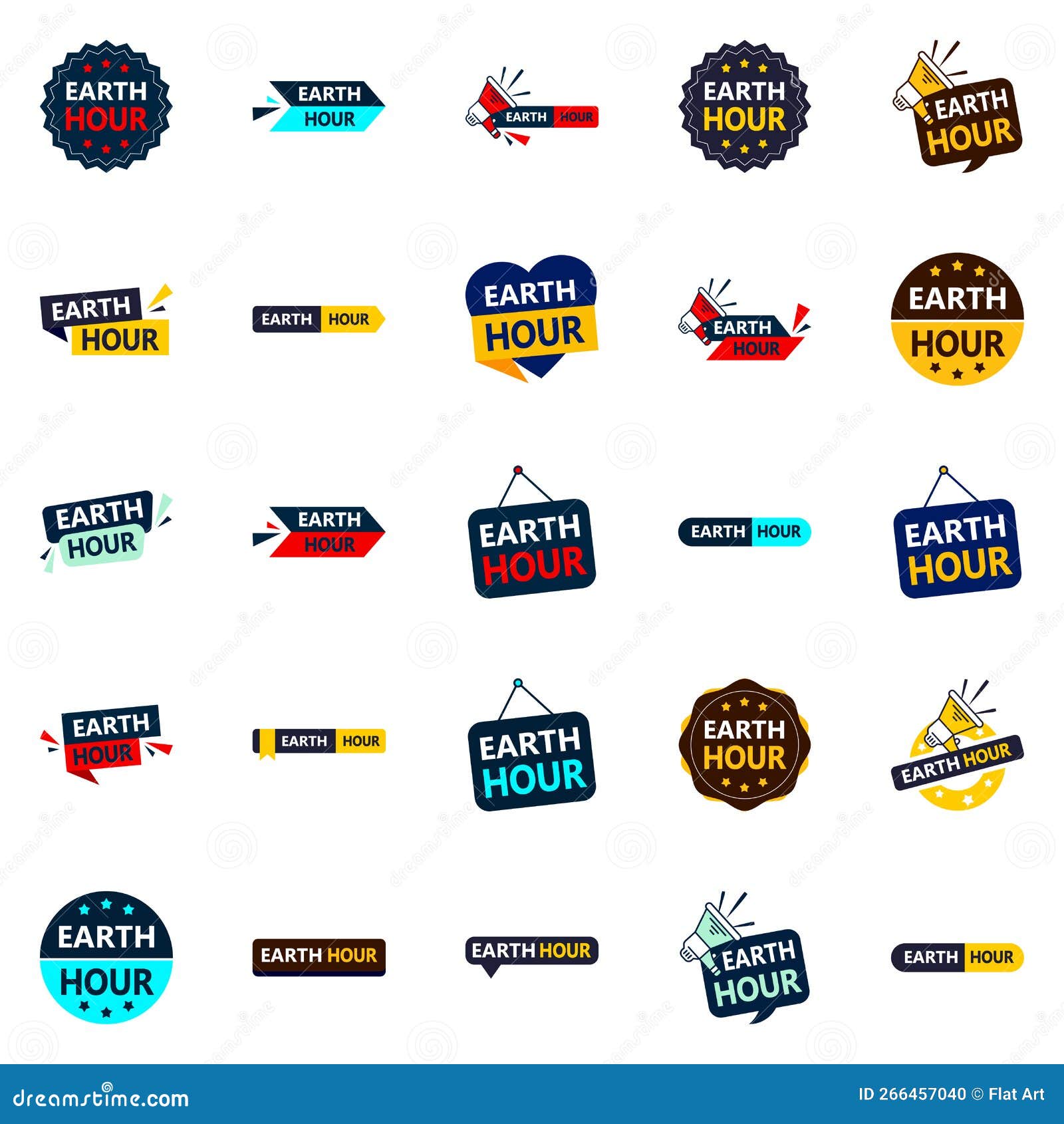 25 Versatile Vector Designs In The Earth Hour Pack Perfect For ...