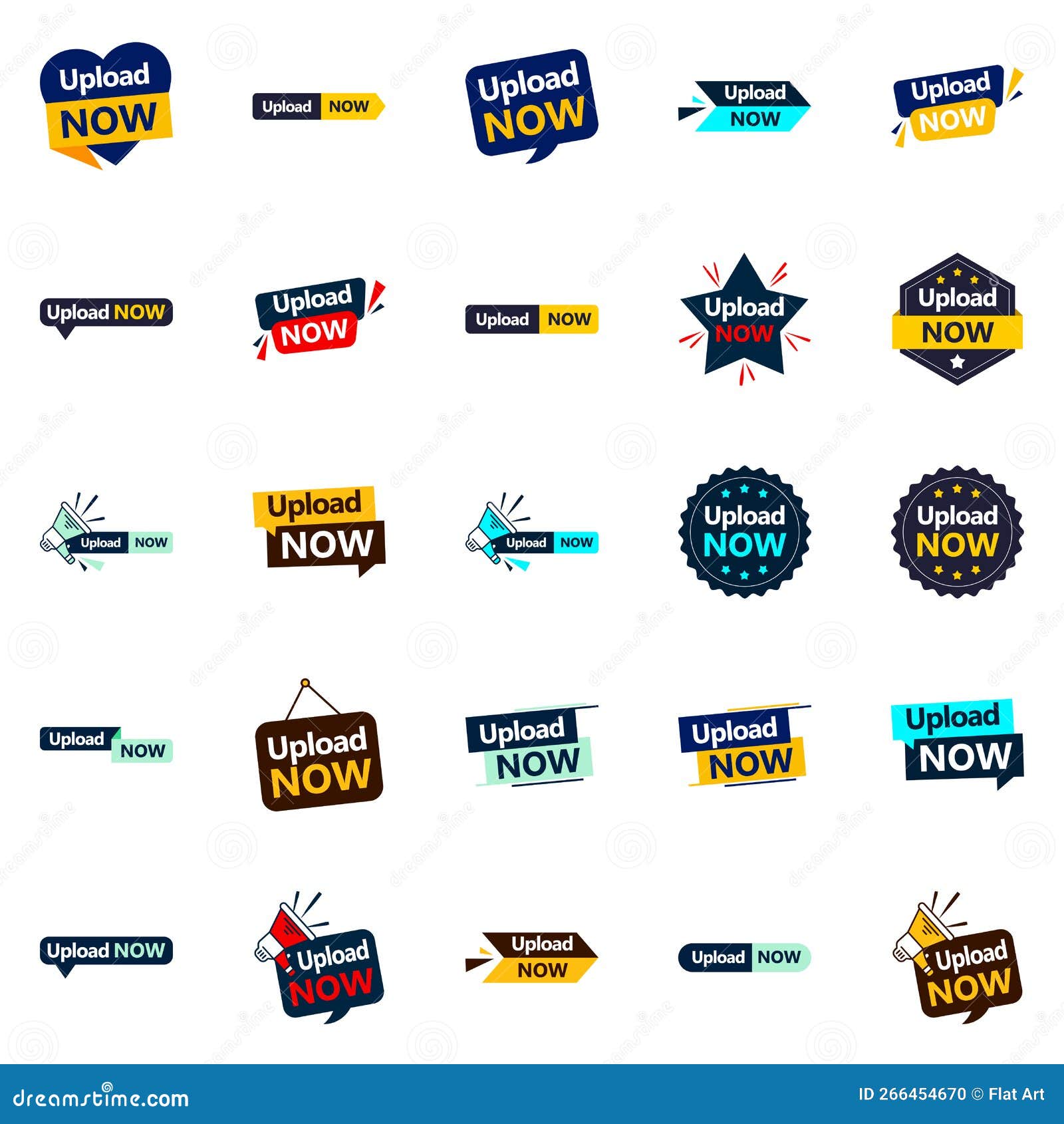 25 Versatile Vector Designs in the Upload Now Pack Perfect for Graphic ...
