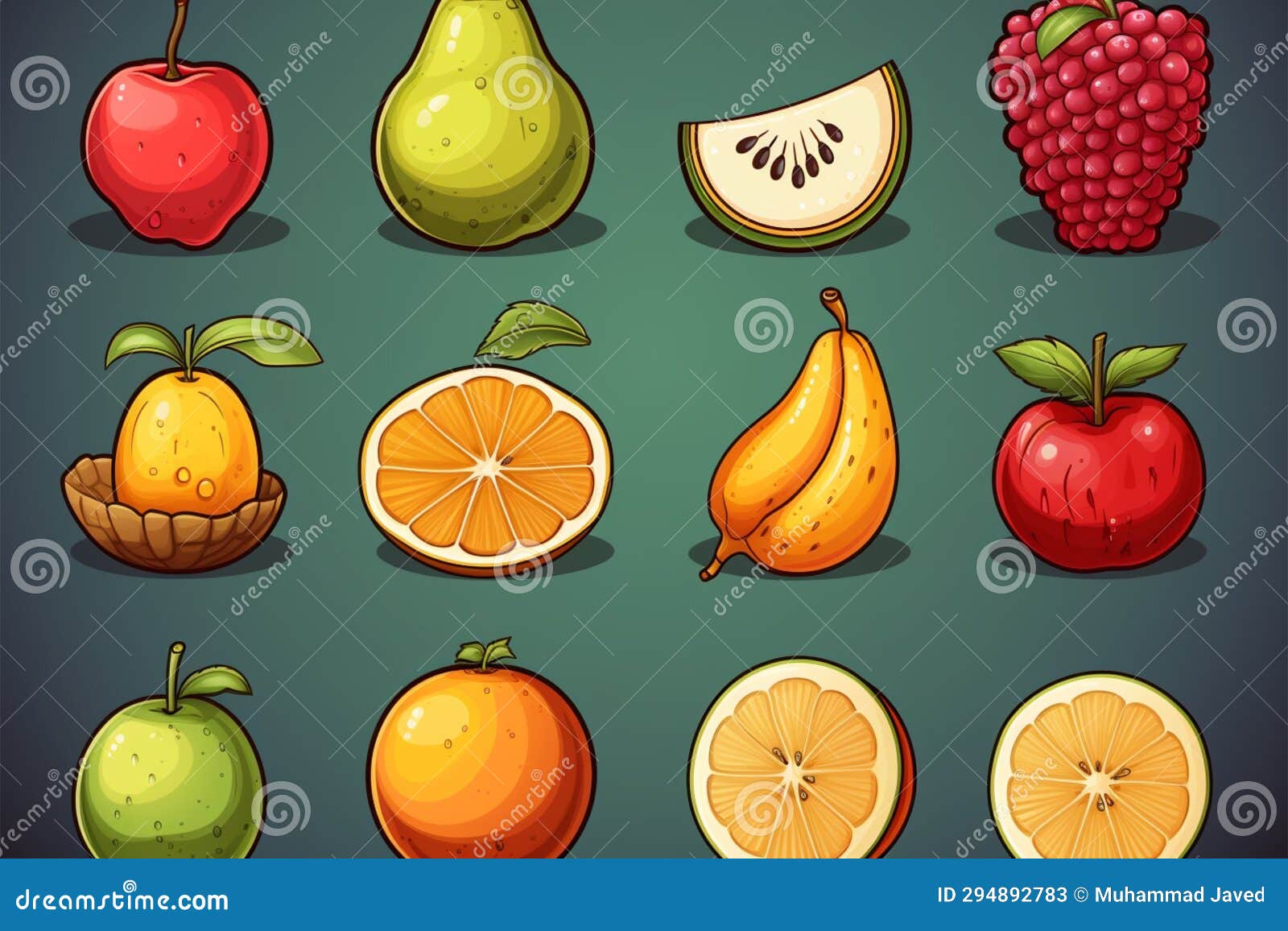 Versatile Vector Fruit Sprites for Game Design, Simple and Effective ...