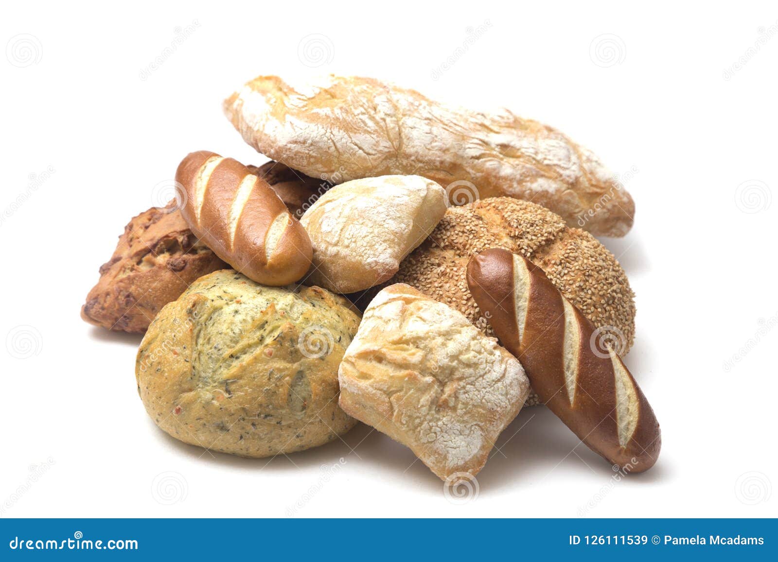 Verschiedene Arten Von Handwerker-Broten Stockbild - Bild von ...