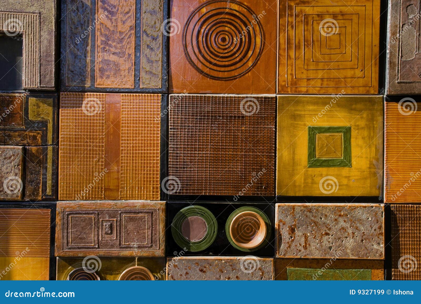 Verschiedene Fliesen stockbild. Bild von nahaufnahme, fliesen - 9327199