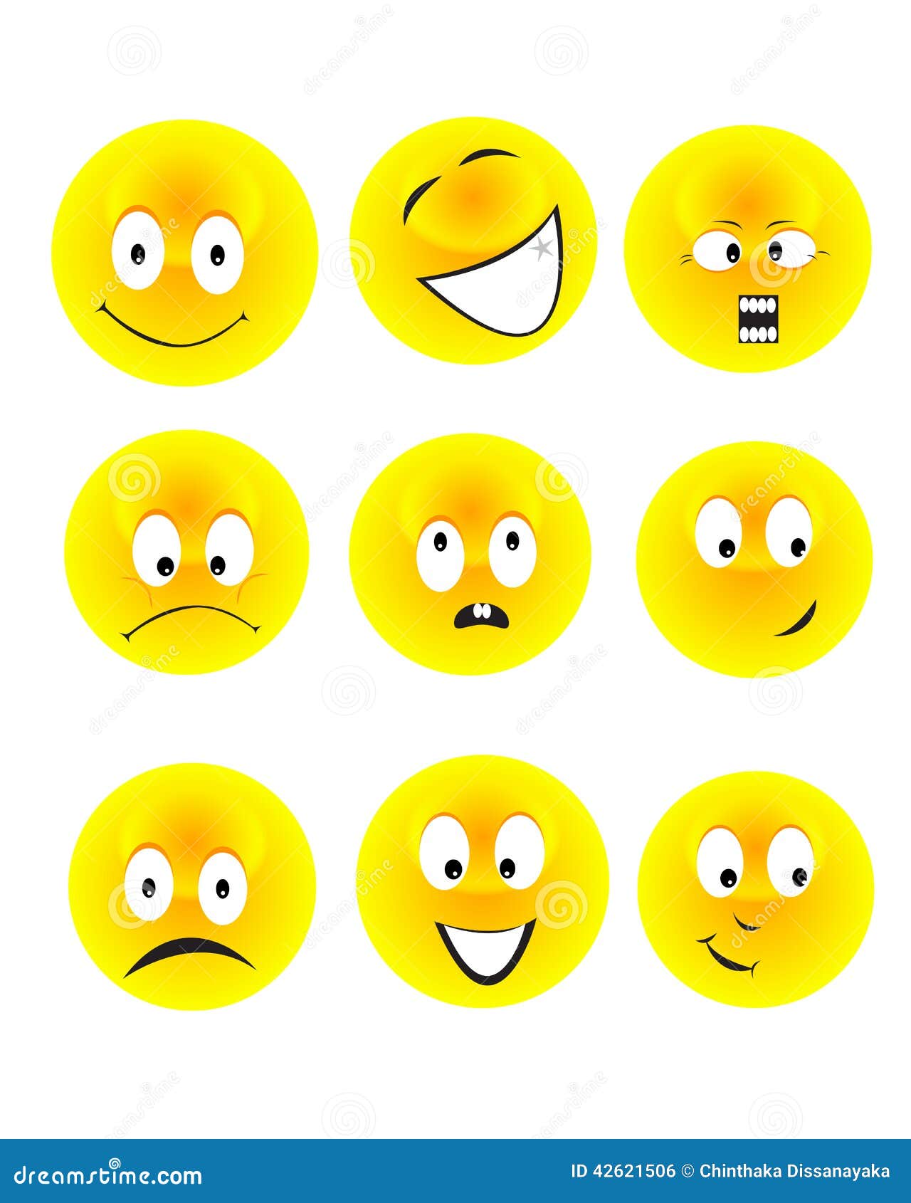 Verschiedene Gesichter stock abbildung. Illustration von augen - 42621506