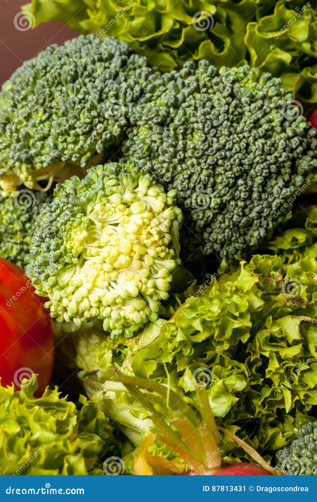 Verschillend Type Van Groenten Op De Lijst Stock Afbeelding - Image of ...