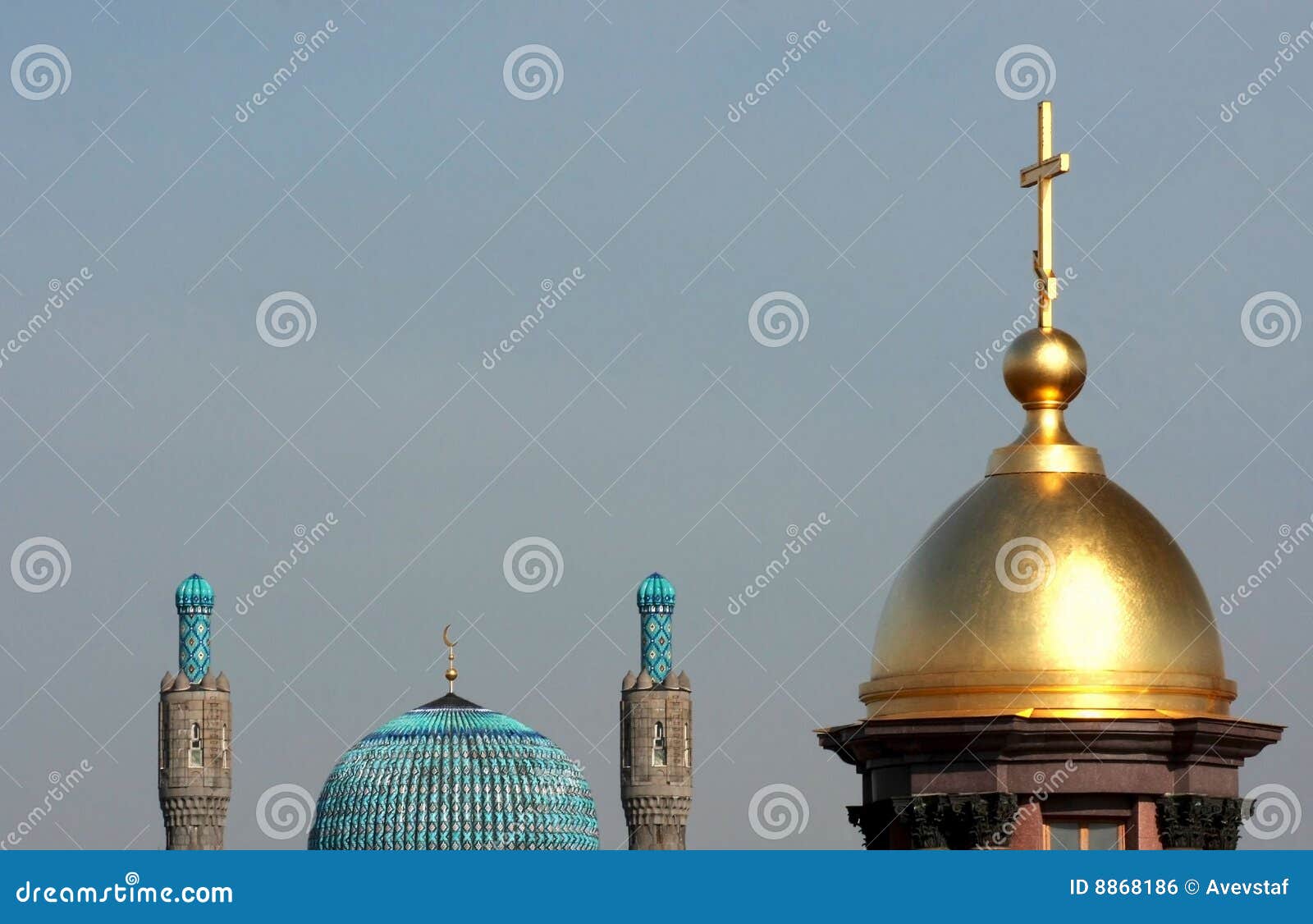 Verschillende Godsdiensten - De Hemel Algemeen Stock Foto - Image of ...