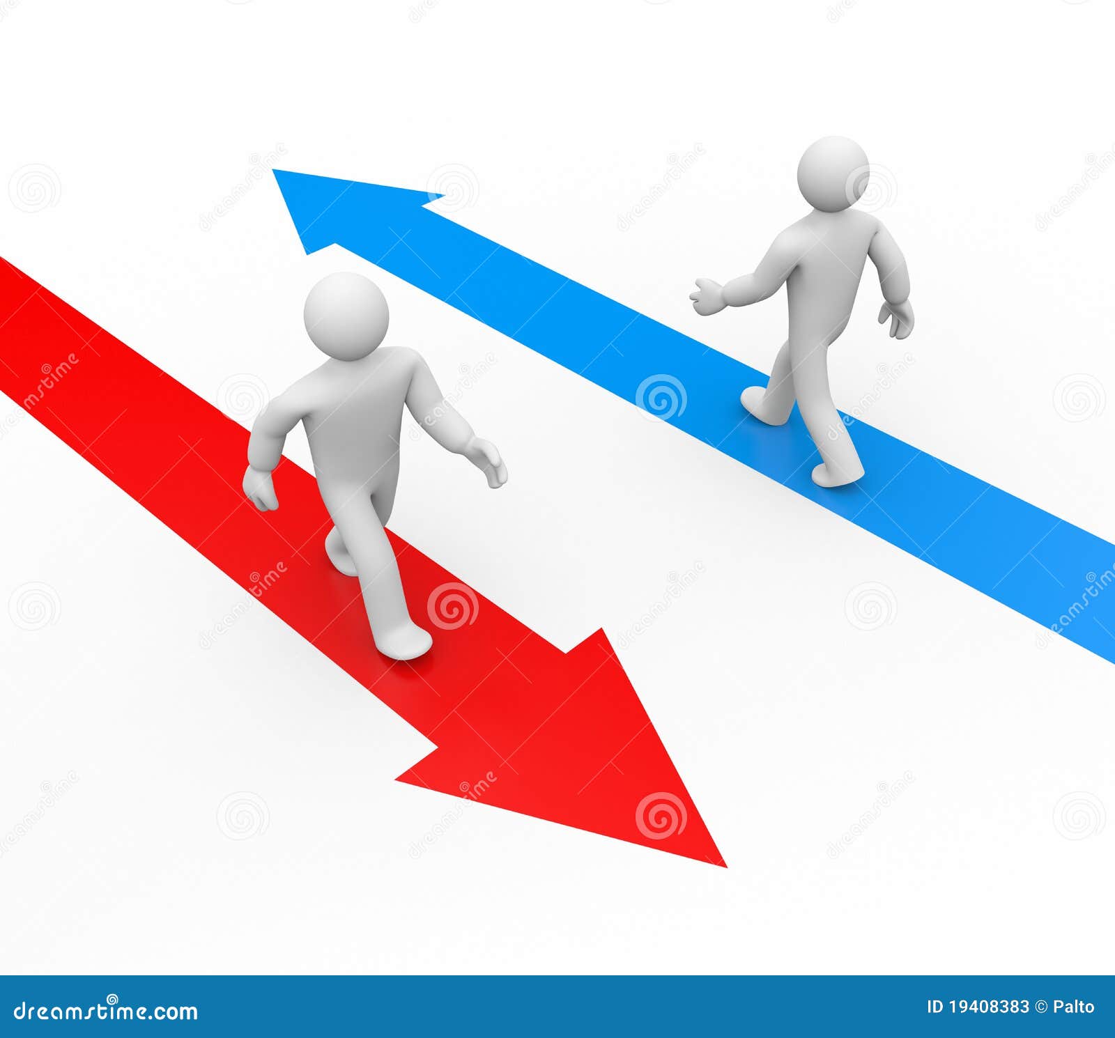 Verschillende manieren stock illustratie. Illustration of direct - 19408383