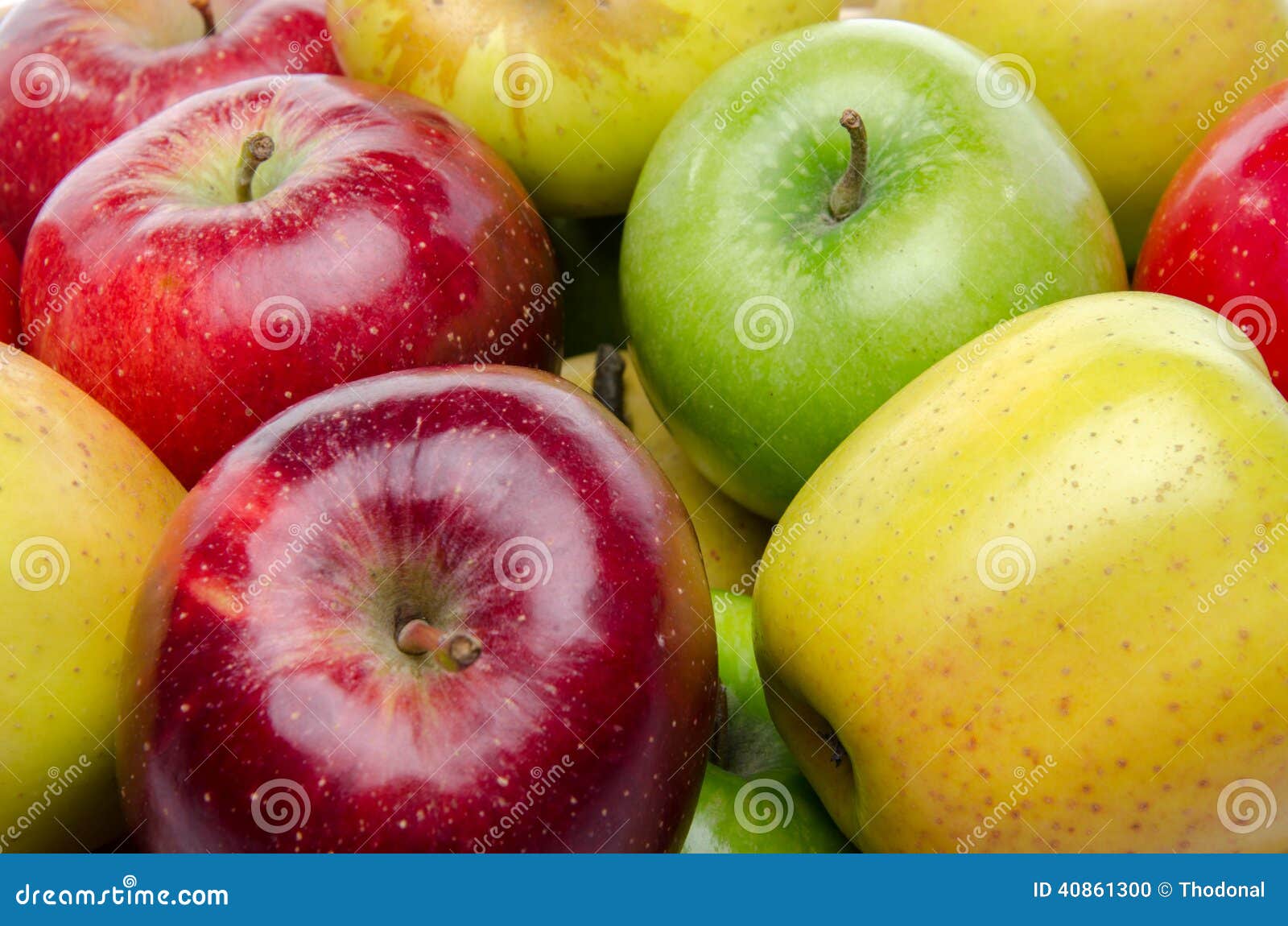 Verschillende Soorten Appelen Stock Foto - Image of nagerecht, smid ...