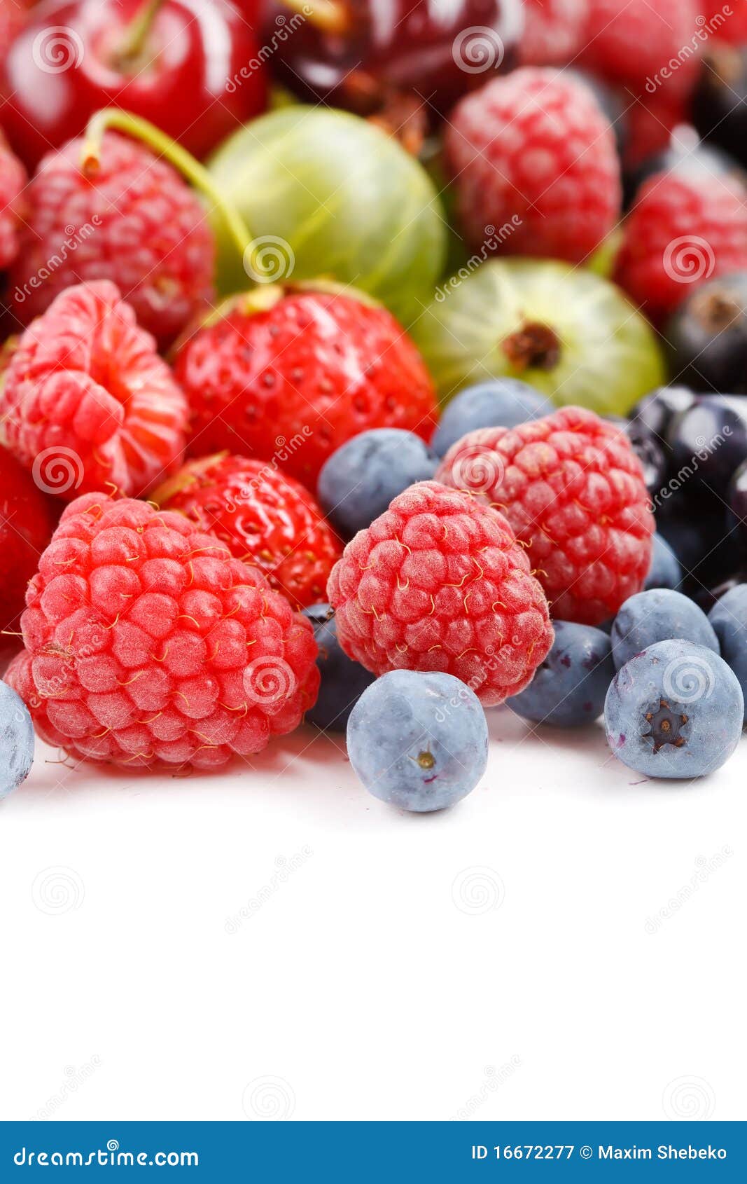 Verschillende Soorten Bessen Stock Afbeelding - Image of bosbes, rijp ...