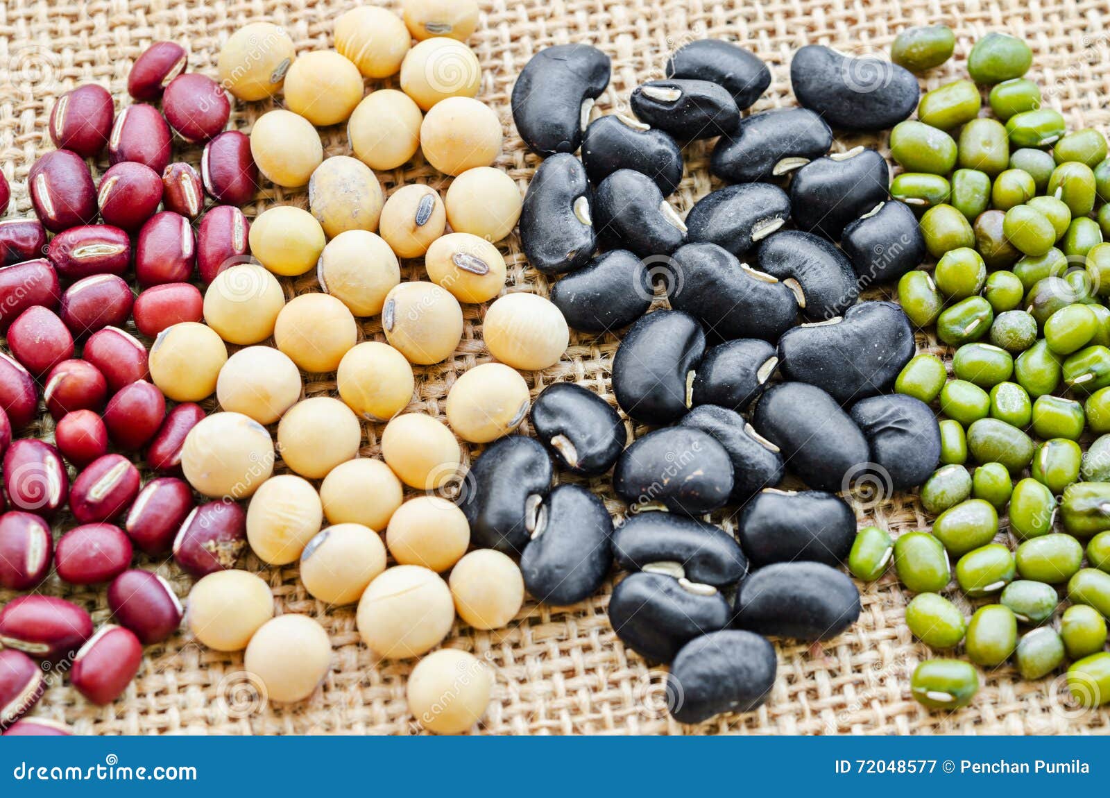 Verschillende Soorten Bonen Stock Afbeelding - Image of reeks, bonen ...