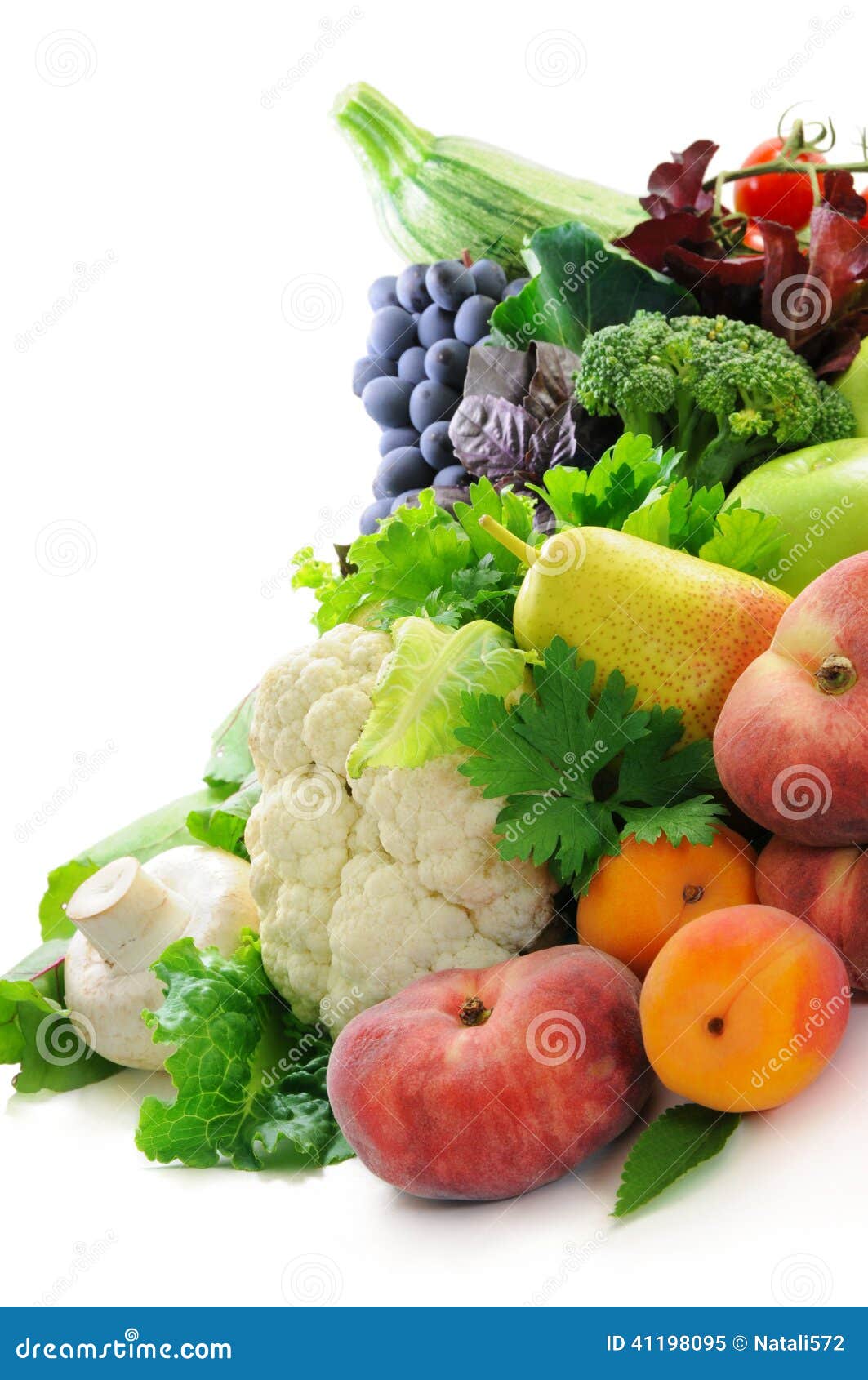 Verschillende Soorten Groenten En Fruit Stock Afbeelding - Afbeelding ...