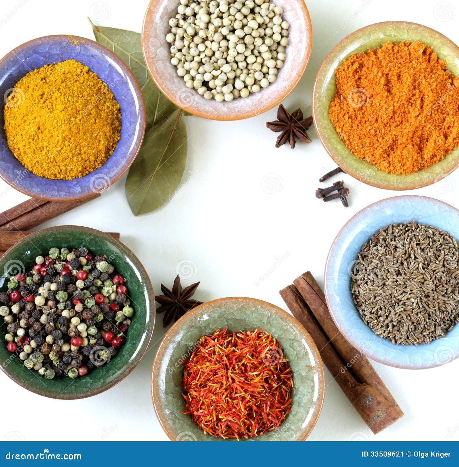 Verschillende Soorten Kruiden Stock Afbeelding - Image of orego, anijs ...