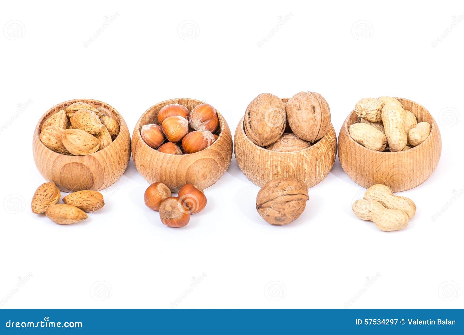 Verschillende Soorten Noten Stock Afbeelding - Image of okkernoten ...