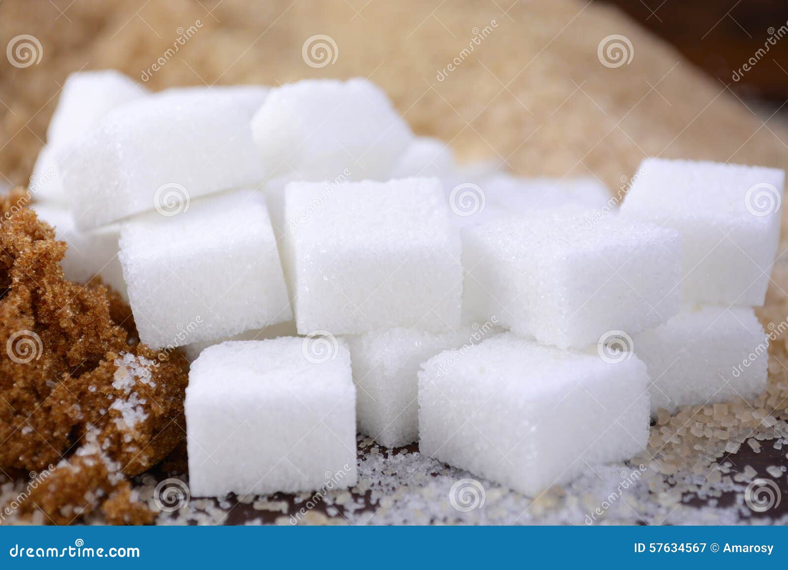 Verschillende Types Van Suiker Stock Afbeelding - Image of type, retro ...