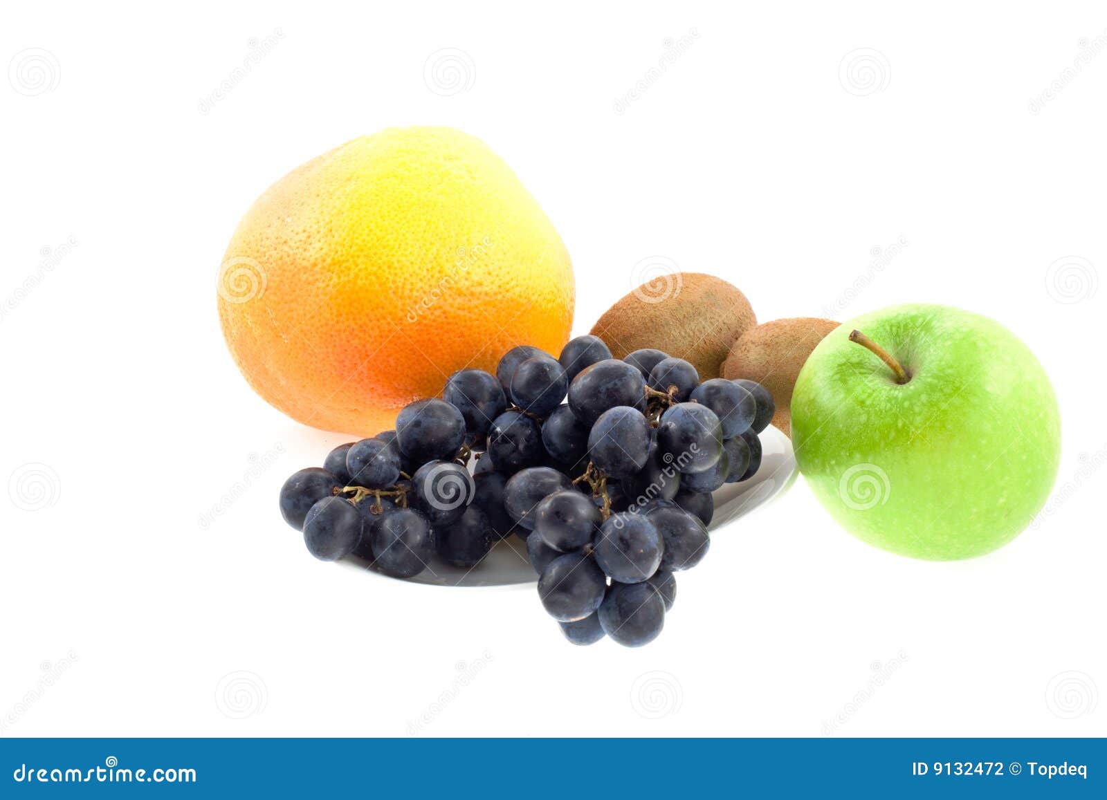 Verschillende Vruchten Op Een Witte Achtergrond Stock Foto - Image of ...