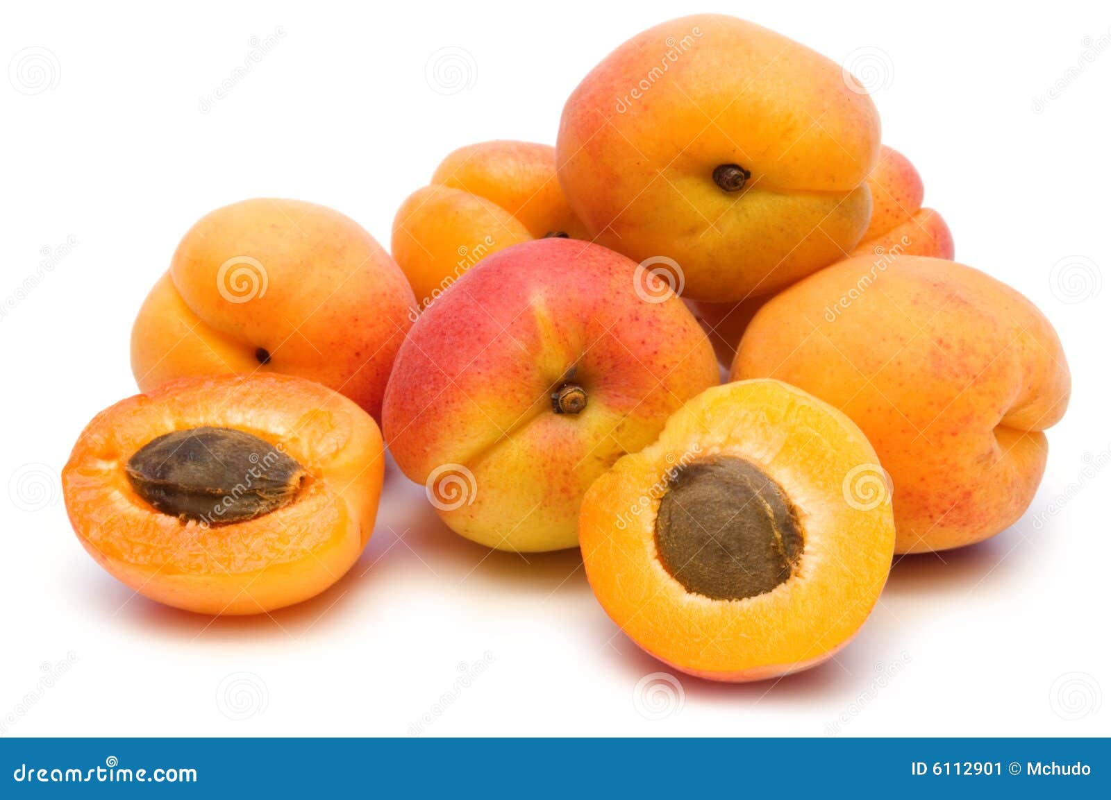 Verse abrikoos stock afbeelding. Image of abrikoos, gezondheid - 6112901