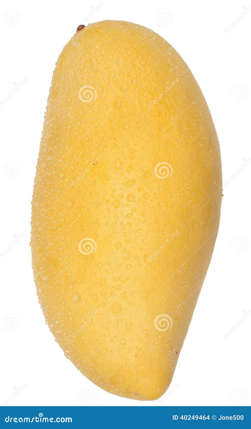 Verse Die Mango Op Witte Achtergrond Wordt Geïsoleerd Stock Foto ...