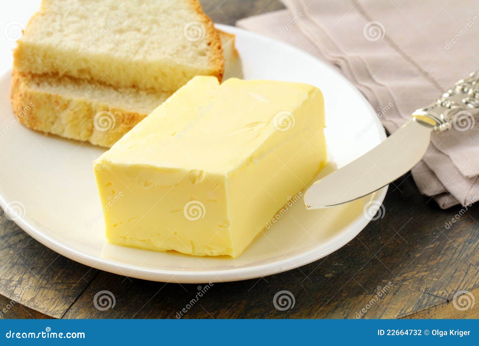 Verse gele boter stock foto. Image of ongezond, koken - 22664732