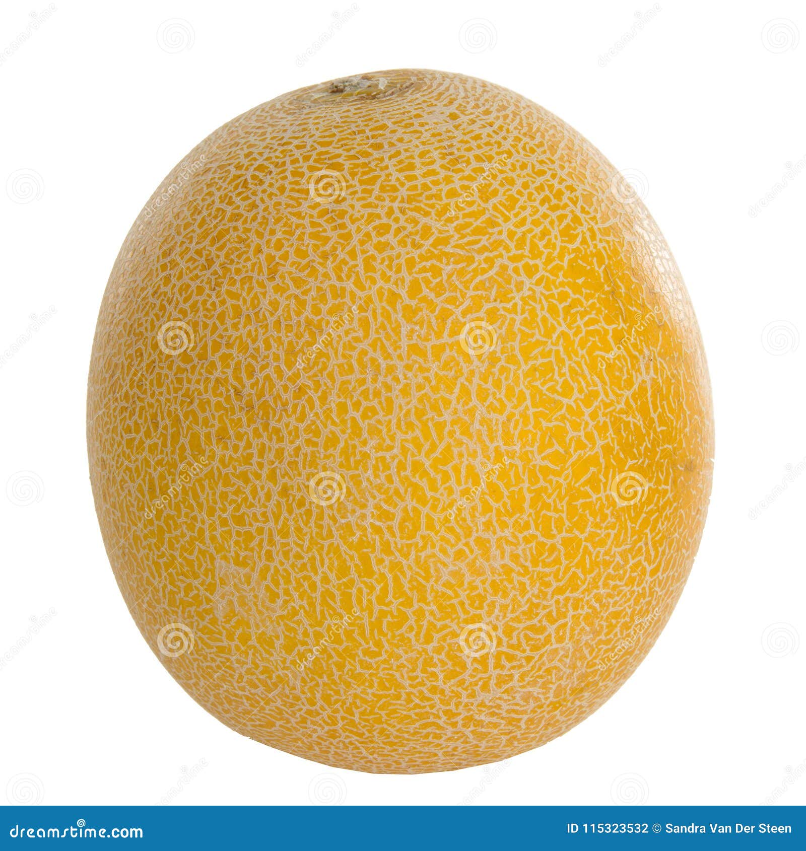 Verse Gele Meloen Over Witte Achtergrond Stock Foto - Image of geel ...