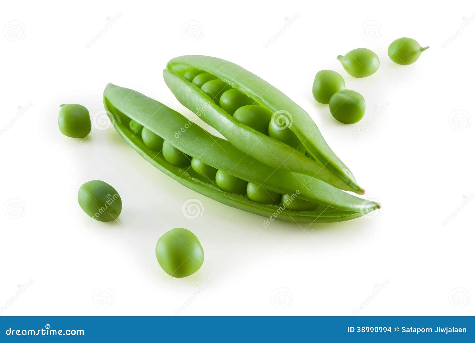 Verse Groene Erwt in De Geïsoleerde Peul Stock Foto - Image of gezond ...