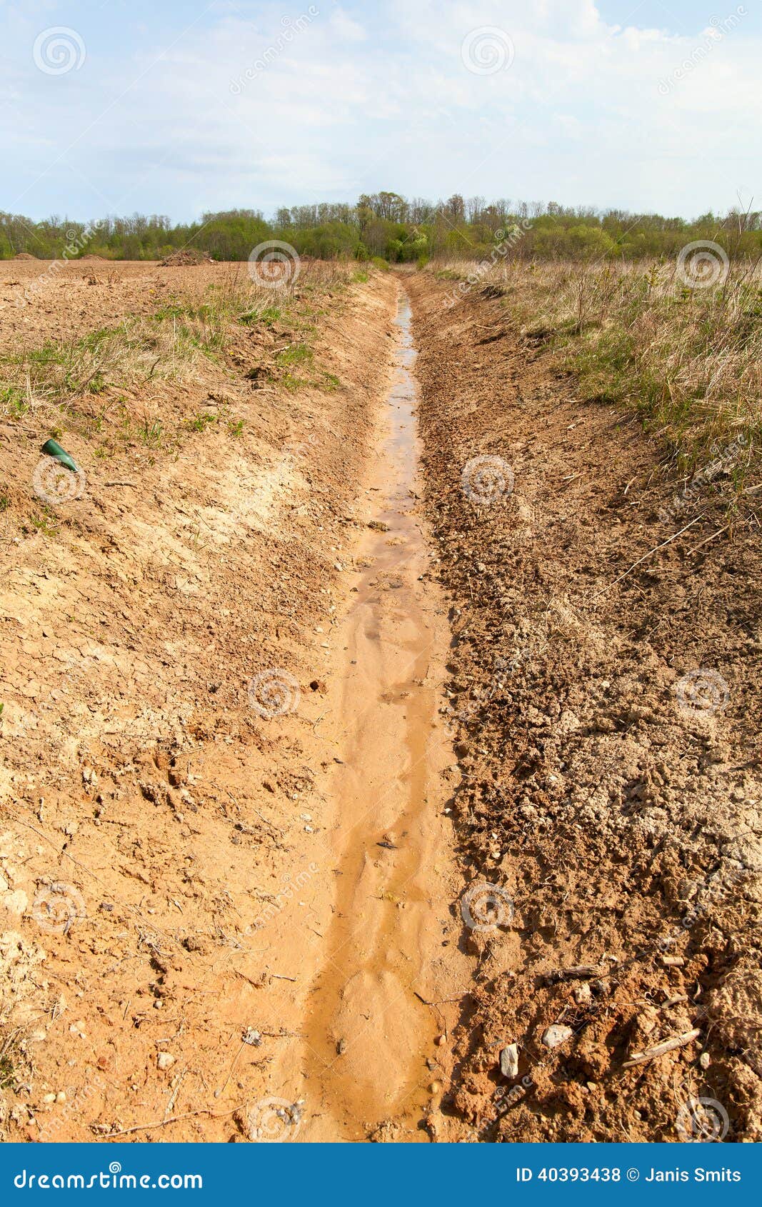 Verse sloot. stock foto. Image of aarde, blauw, platteland - 40393438
