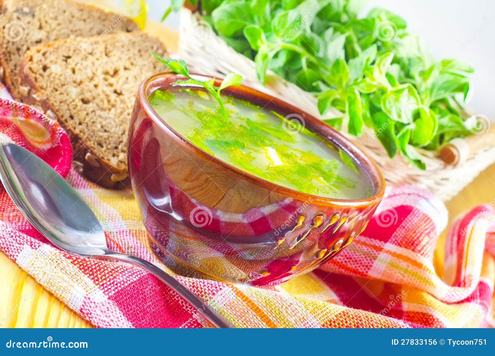 Verse soep stock foto. Image of dieet, wortel, erwten - 27833156