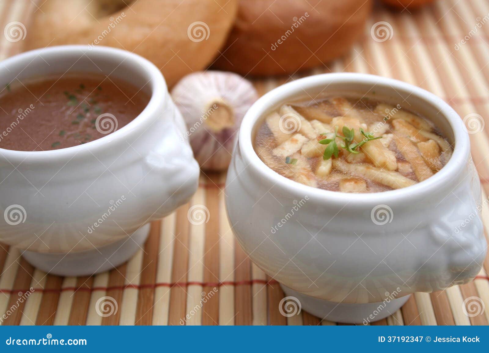 Verse soep stock afbeelding. Image of snack, aanzet, voedsel - 37192347