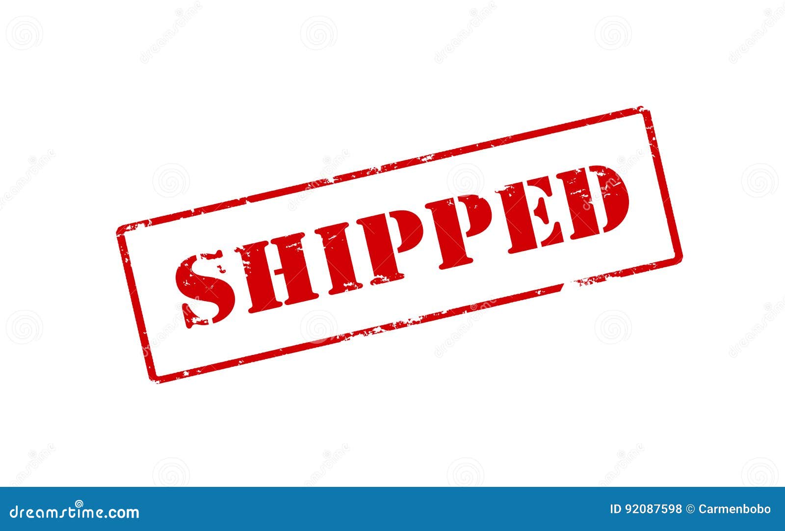 Versendet stock abbildung. Illustration von rechteckig - 92087598