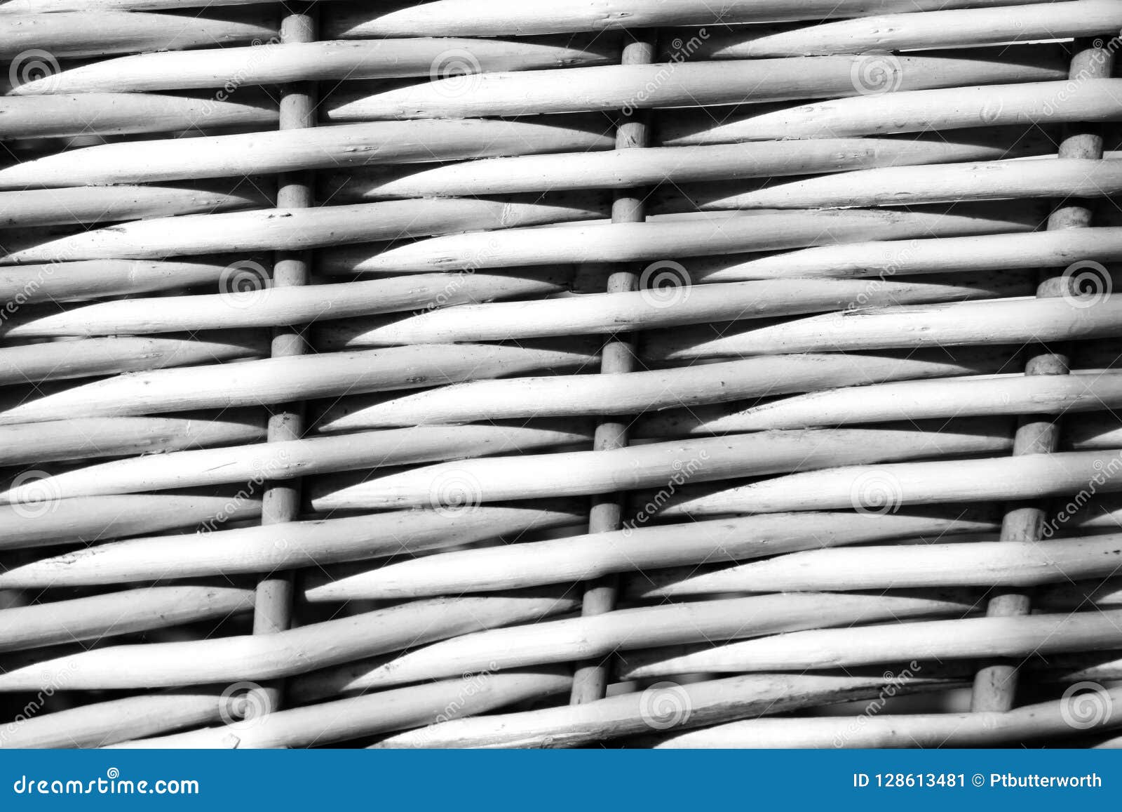 Silvertone Whicker Basket Background. Pattern, Woven. Stock Image ...