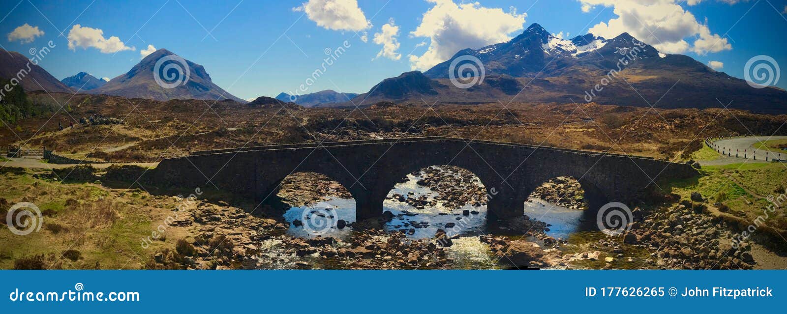 Isle of Skye Spring stock image. Image of skye, mountains - 177626265