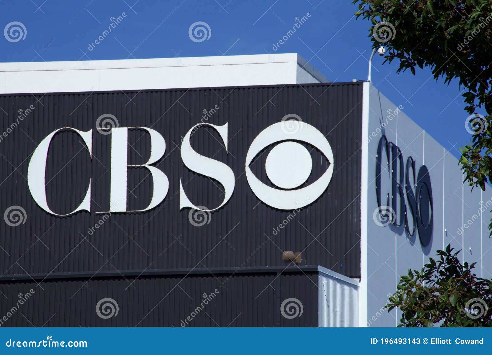 CBS Television City Building in Hollywood Editorial Stock Photo - Image ...