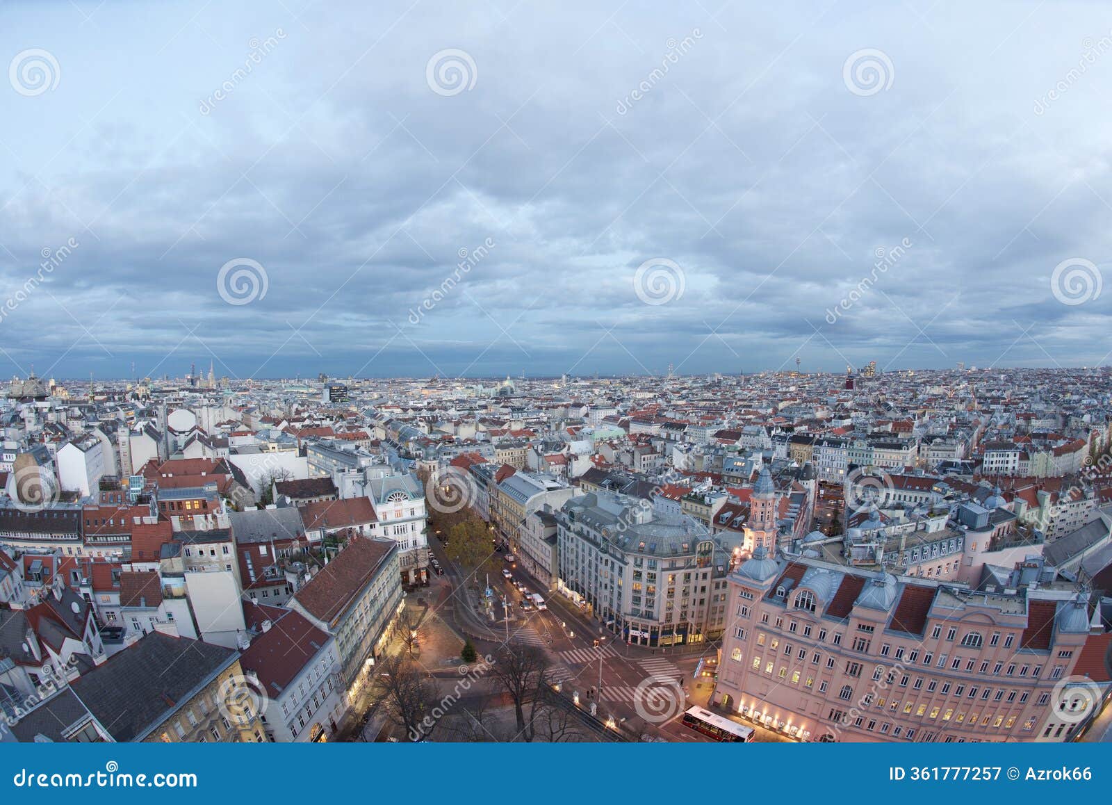 Vienna Austria Skyline at Night Stock Image - Image of downtown ...